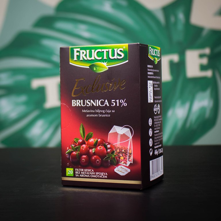 Fructus – Čaj Exclusive Brusnica 44g