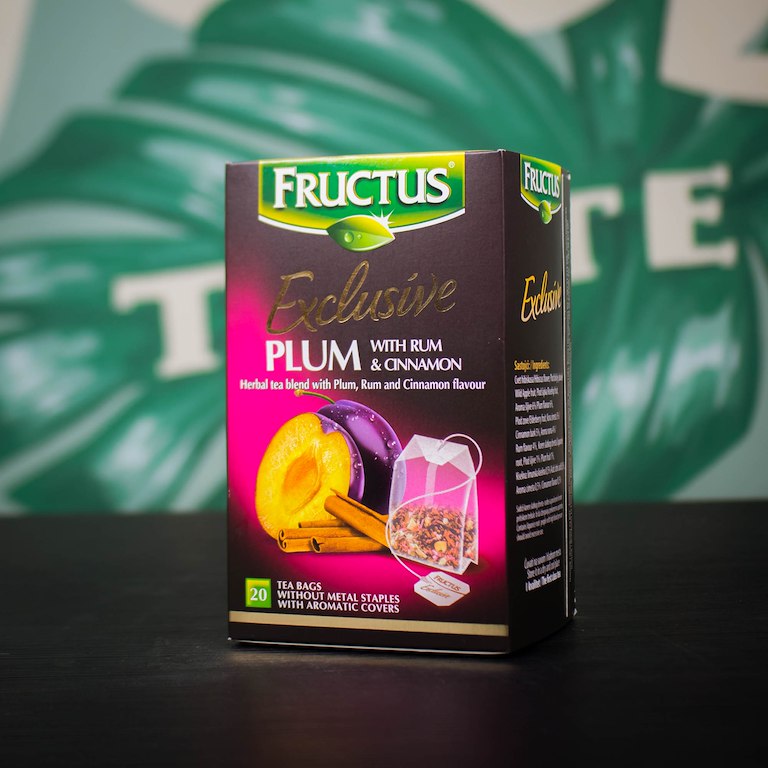 Fructus – Čaj Exclusive Šljiva Sa Rumom I Cimetom 60g