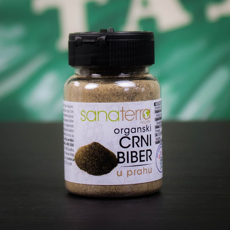 Sanaterra – Organski Crni Biber U Prahu 50g