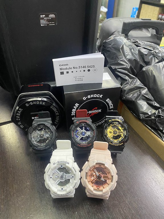 G-Shock satovi vise boja