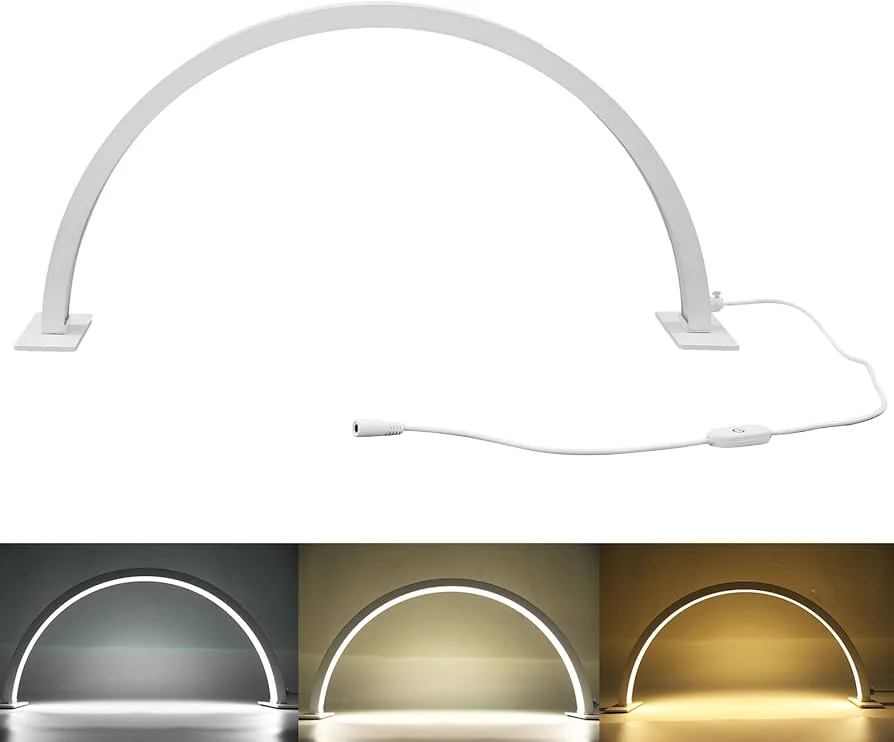 LED Stona lampa za manikir Half Moon 75cm