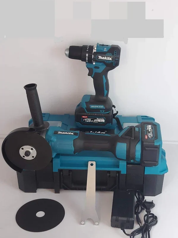 Makita set Aku srafilica + Aku brusilica 128v