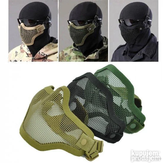 Maska za lice Airsoft metalna