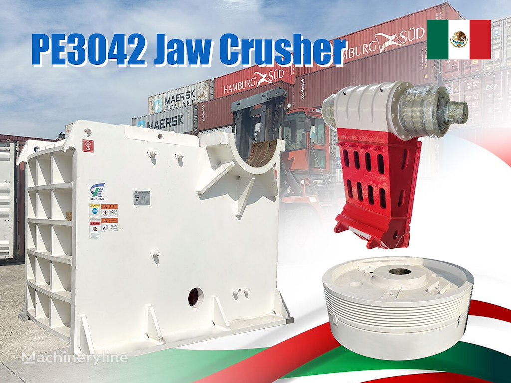 Novo Kinglink PE3042 (30x42) Jaw Crusher | Limestone | Granite | Basalt postrojenje za drobljenje