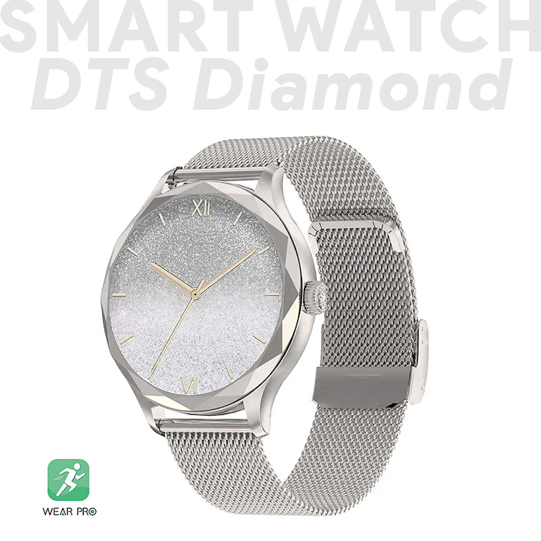 SMART WATCH DTS DIAMOND SREBRNI (METALNA NARUKVICA)