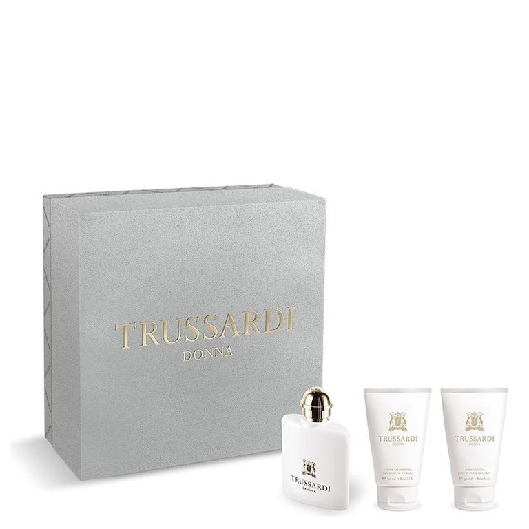 TRUSSARDI DONNA SET(EDP 30ML+BODY LOSION 30ML+SHOWER GEL 30ML)80C435