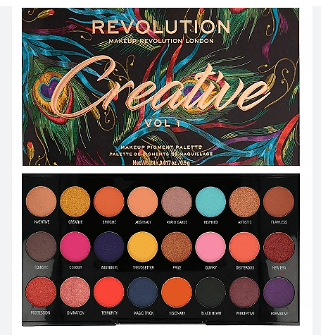 Paleta pigmenata MAKEUP REVOLUTION Creative Vol 1 12g