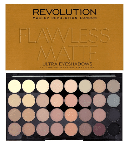 Paleta senki za oči MAKEUP REVOLUTION Flawless Matte