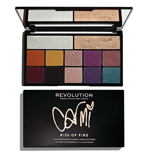 Paleta za šminkanje MAKEUP REVOLUTION X Carmi Kiss Of Fire Palette 27g