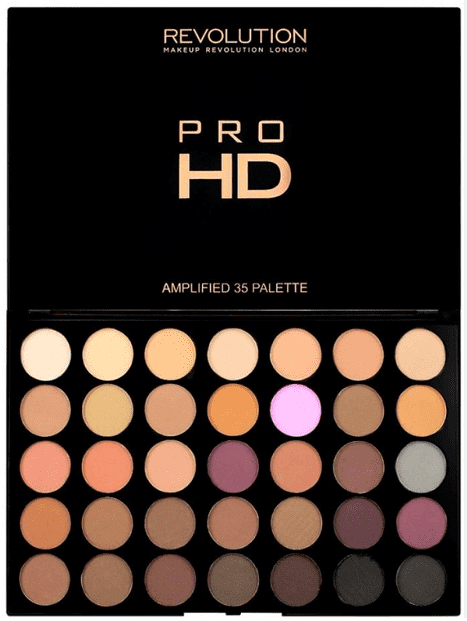 Paleta senki MAKEUP REVOLUTION Pro HD Amplified 35 Neutrals Warm