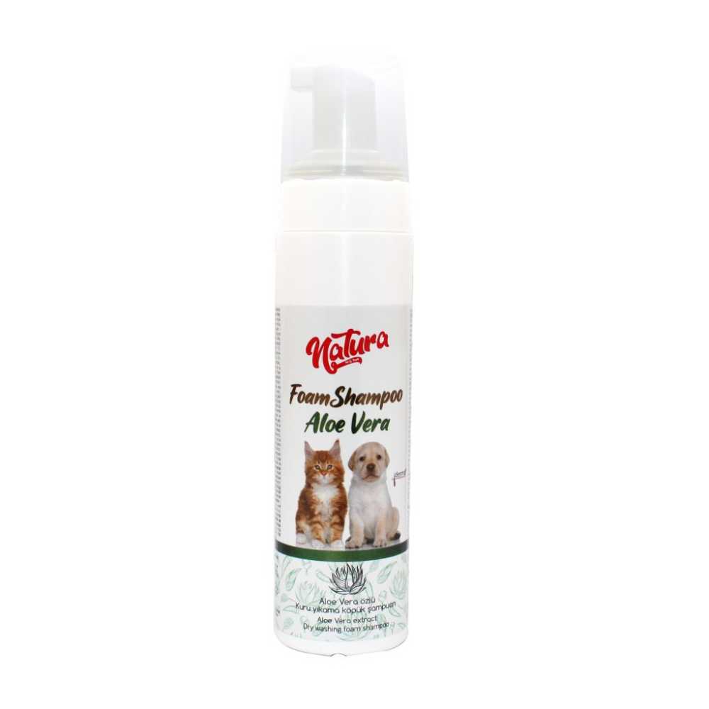 Eco Natura Pet FoamShampoo - Pena za suvo pranje Aloe vera 200ml