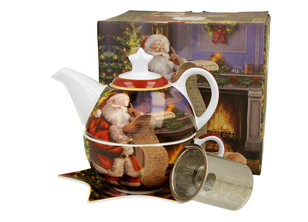 Set čajnik sa šoljom i tacnom santa letter 300/450 ml