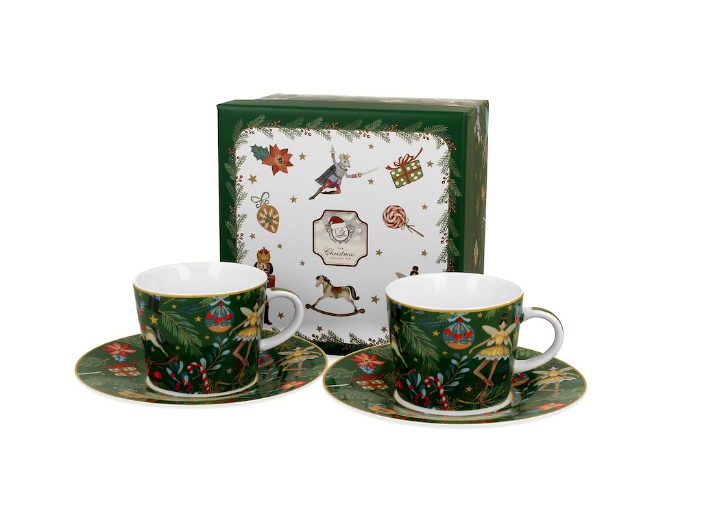 Set espresso šoljica christmas spirit / 2 90 ml