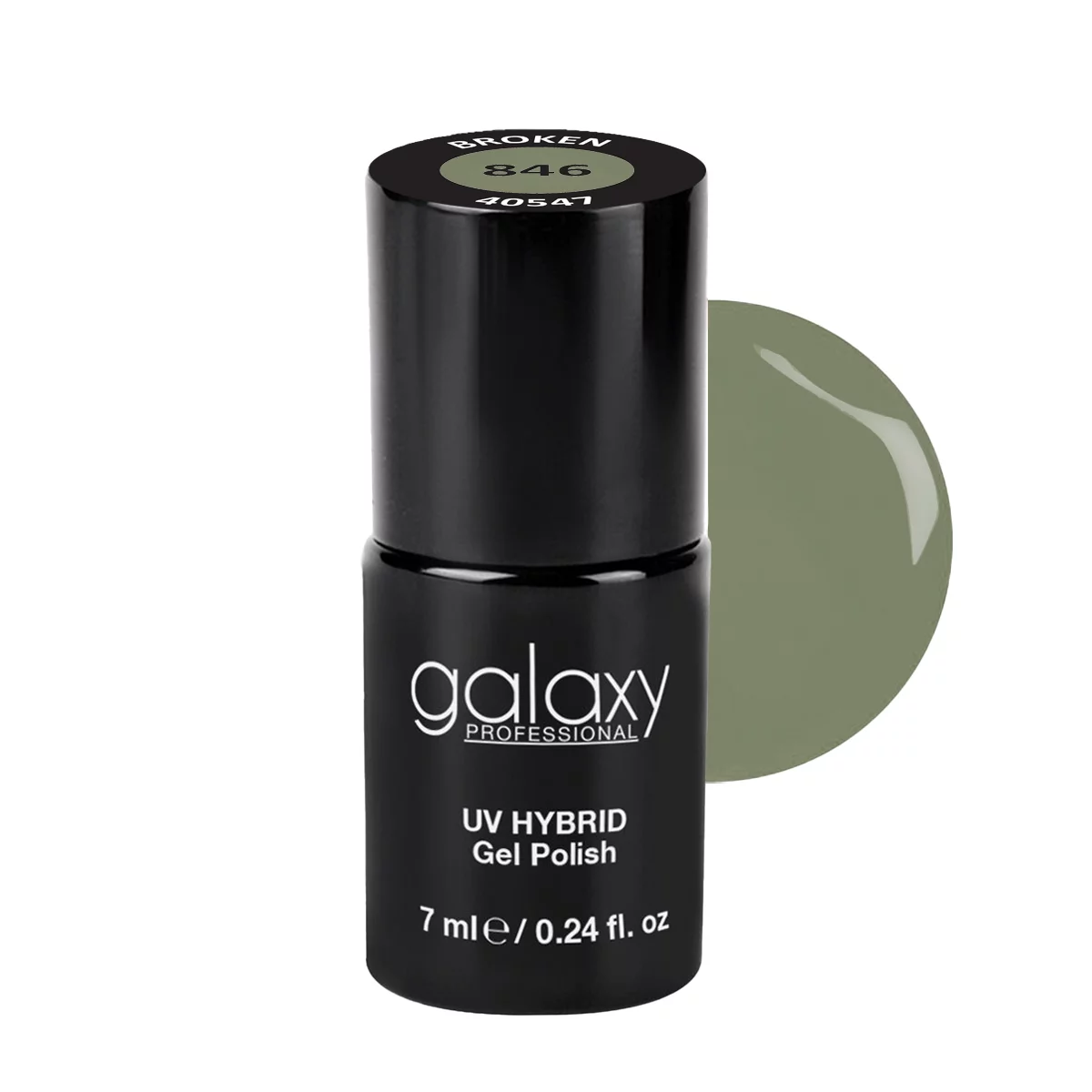 Trajni lak za nokte UV/LED GALAXY Hybrid 7ml Broken S846