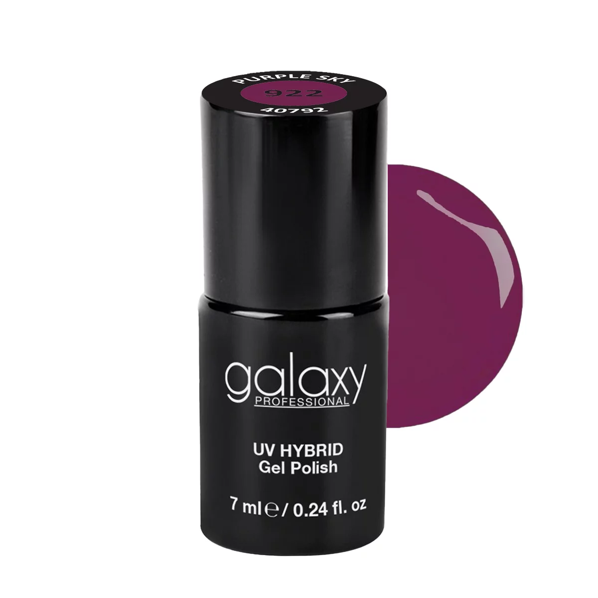 Trajni lak za nokte UV/LED GALAXY Hybrid 7ml Purple Sky S922