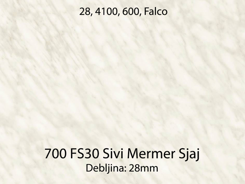 Onlinenamestaj 700 FS30 Sivi Mermer Sjaj