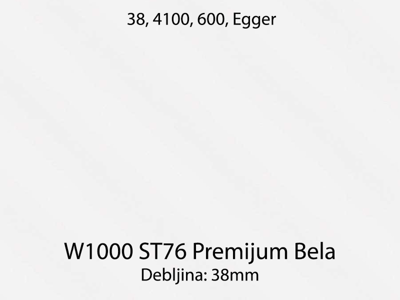 Onlinenamestaj W1000 ST76 Premijum Bela