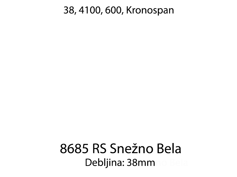 Onlinenamestaj 8685 RS Snežno Bela