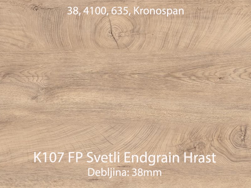 Onlinenamestaj K107 FP Svetli Endgrain Hrast