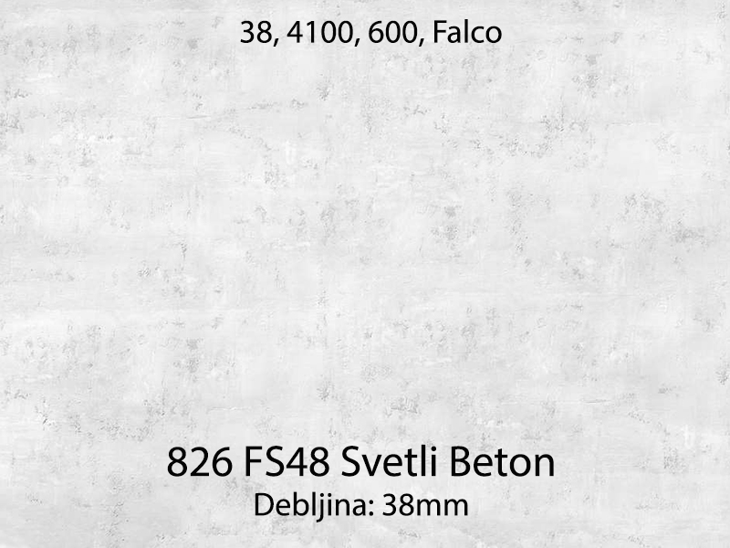 Onlinenamestaj 826 FS48 Svetli Beton