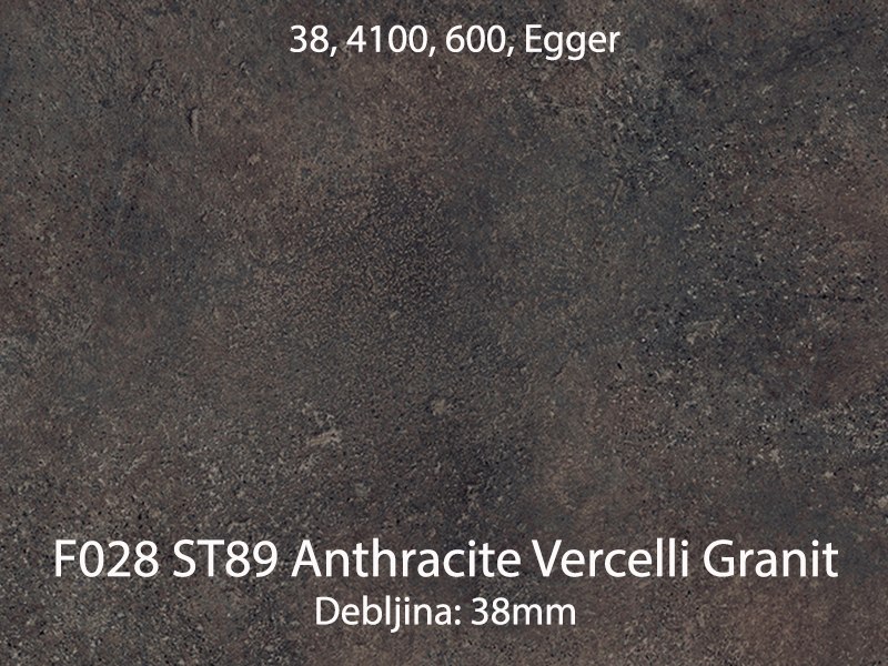 Onlinenamestaj F028 ST89 Anthracite Vercelli Granit