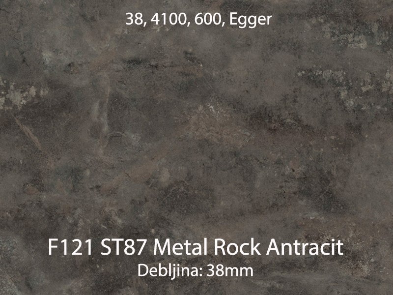 Onlinenamestaj F121 ST87 Metal Rock Antracit