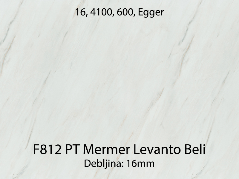 Onlinenamestaj F812 PT Mermer Levanto Beli