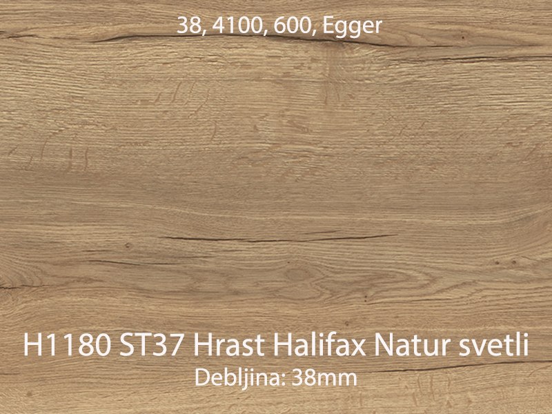 Onlinenamestaj H1180 ST37 Hrast Halifax Natur svetli