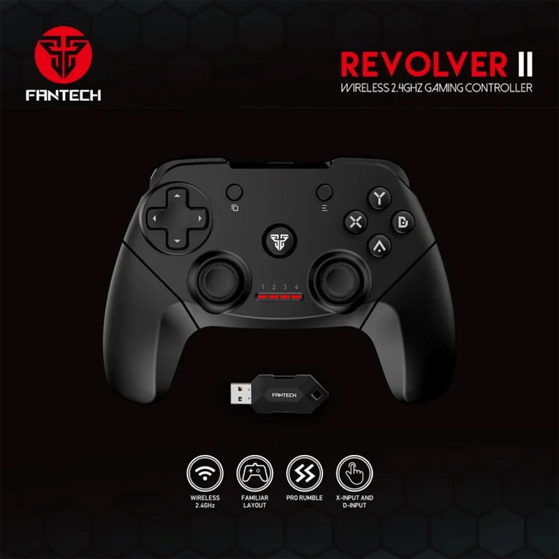 Joypad wireless Fantech WGP12 Revolver II crni