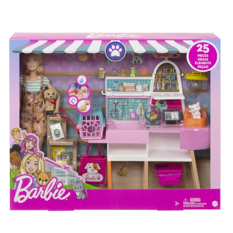 BARBIE PET SHOP SET SA LUTKOM