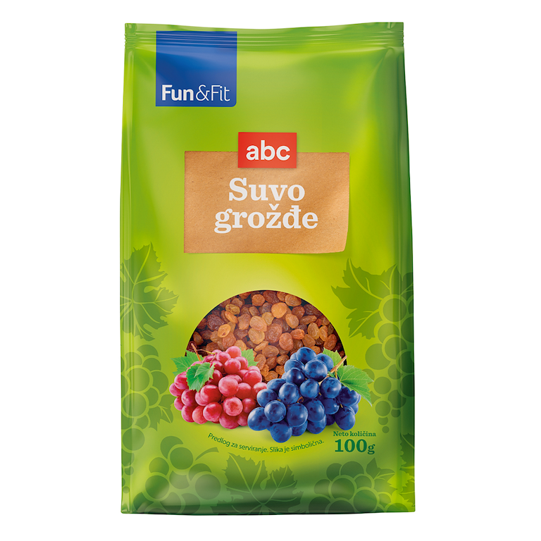 Suvo grozdje ABC 100g