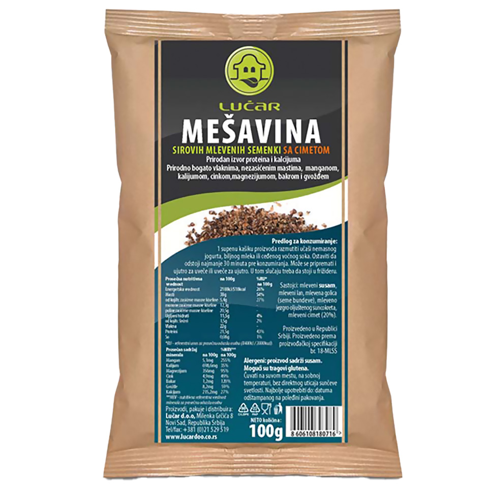 Mesavina semenki sa cimetom Lucar 100g