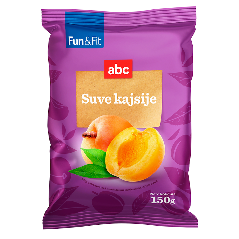 Suva kajsija ABC 150g