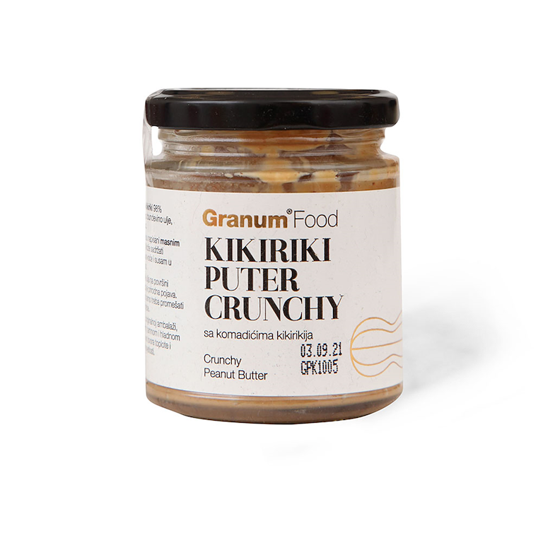 Crunchy kikiriki puter Granum 170g