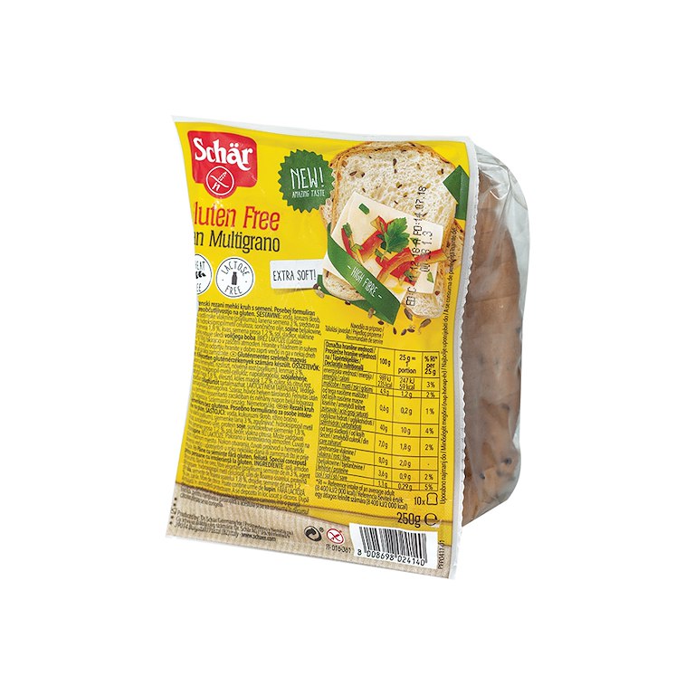 Hleb Pan Multigrano Schar 250g