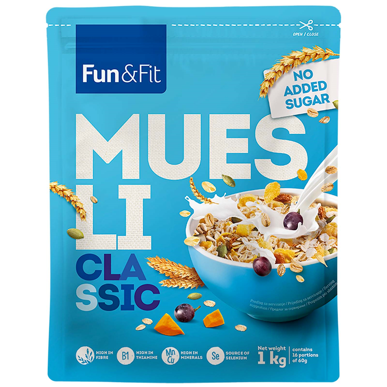 Musli klasik Fun&Fit 1kg