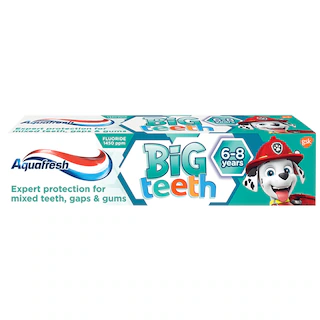 Decija pasta Aquafresh big teeth 50ml6+g