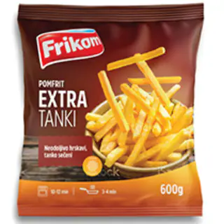 Pomfrit extra tanki 600g