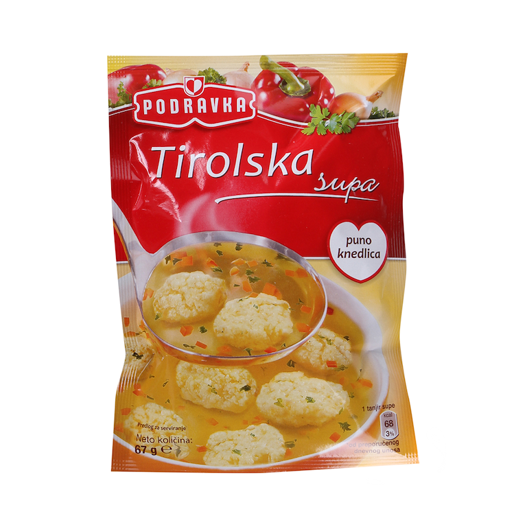 Supa Tirolska Podravka 67g