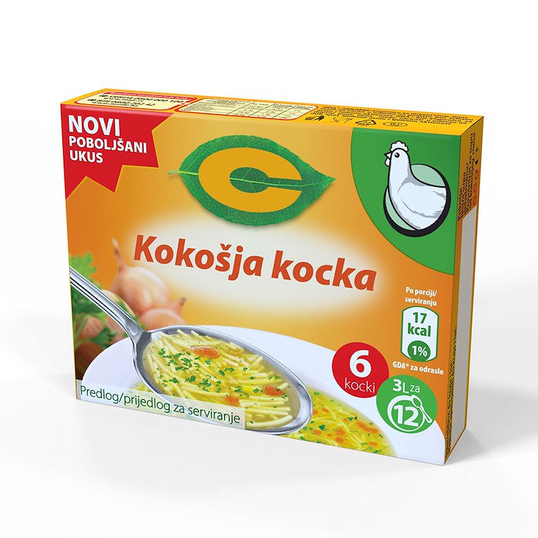 Kokosija kocka C 66g