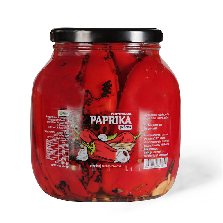 Paprika pecena crvena 1400 gr