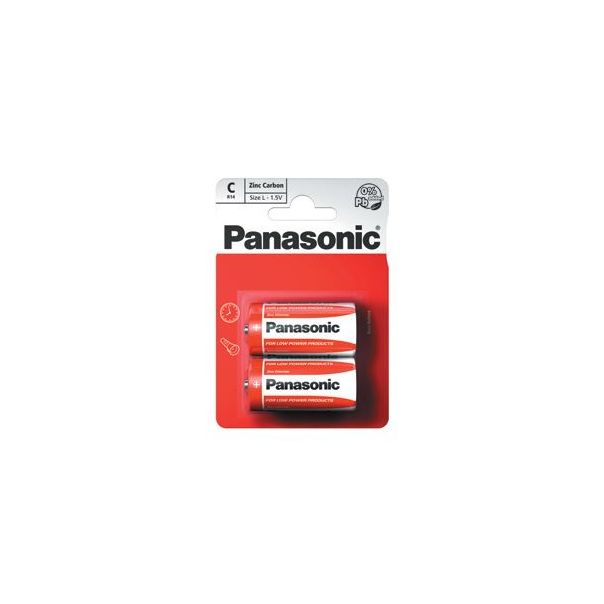 PANASONIC Baterije R14RZ/2BP Zinc Carbon