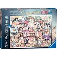 Puzzle slagalica 500 delova Lude mačke u pozamanteriji Ravensburger 16756