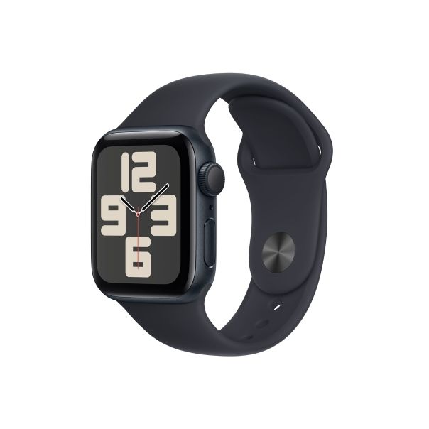 APPLE Pametni sat SE (2. gen) 44mm GPS Midnight/Midnight Sport narukvica M/L