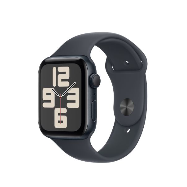 APPLE Pametni sat SE (2024) 44mm GPS Midnight Case/Midnight Sport Band M/L, (mxek3qv/a)