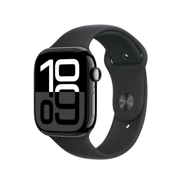 APPLE Pametni sat S10 GPS 46mm Jet Black Alu Case/Black Sport Band - M/L mwwq3qv/a