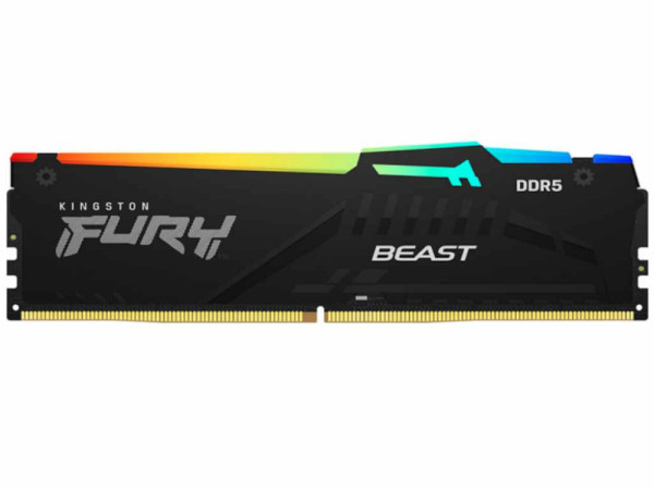 Kingston Memorija 16GB DIMM DDR5 6800MHz CL34 FURY Beast RGB XMP (KF568C34BBA-16)