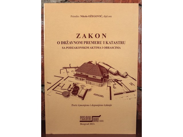 Zakon o državnom premeru i katastru, Nikola Ožegović