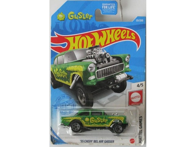 hot wheels chevrolet bel air `55 gasser