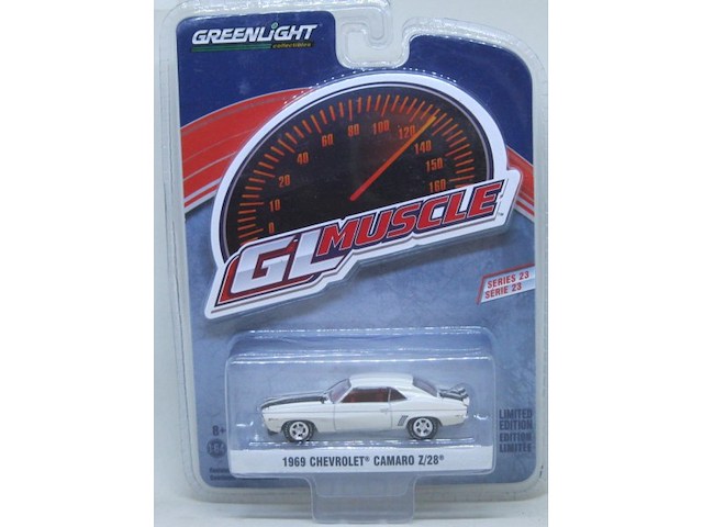 1:64 greenlight chevrolet camaro `69 Z28